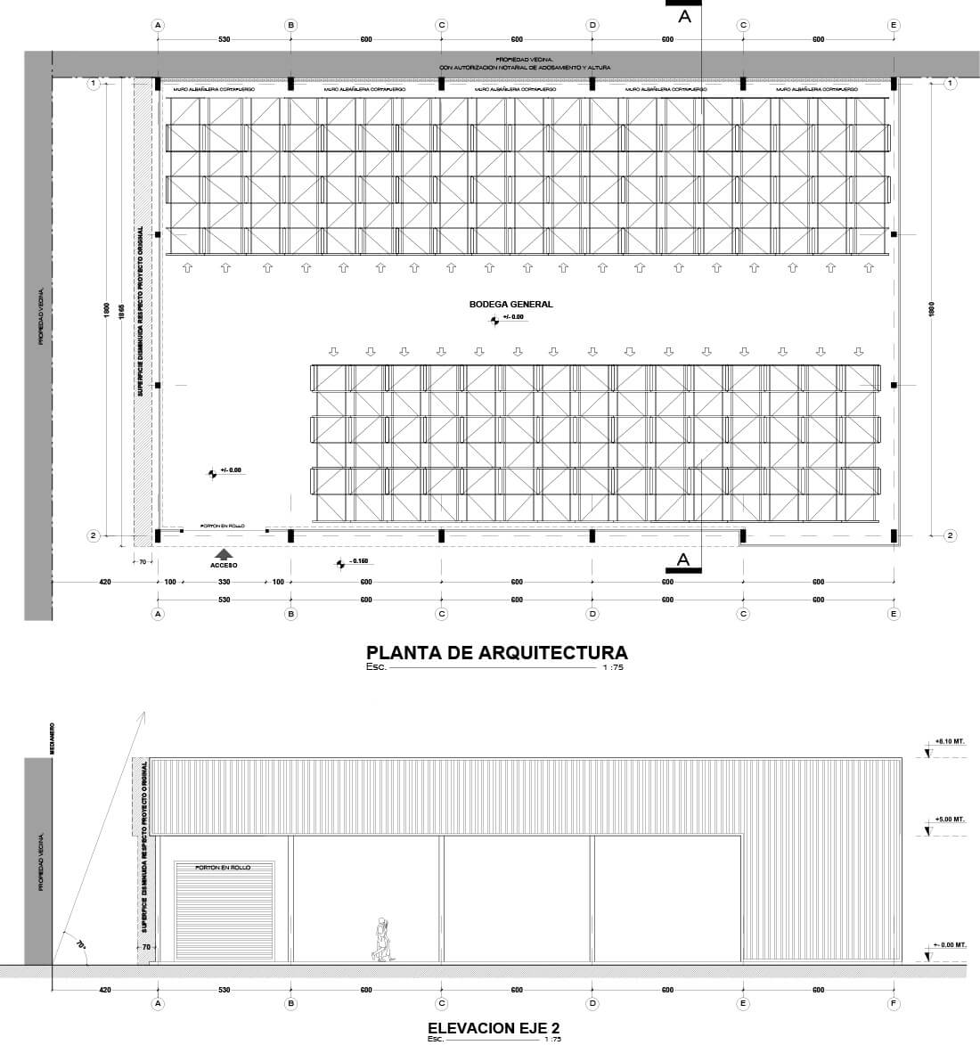BODEGA ALMACENAJE Y DISTRIBUCION – Marcenaro y Guerra Arquitectos